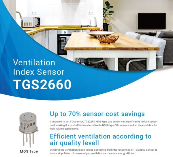 TGS2660 FIGARO Sensor | UNITRONIC GmbH